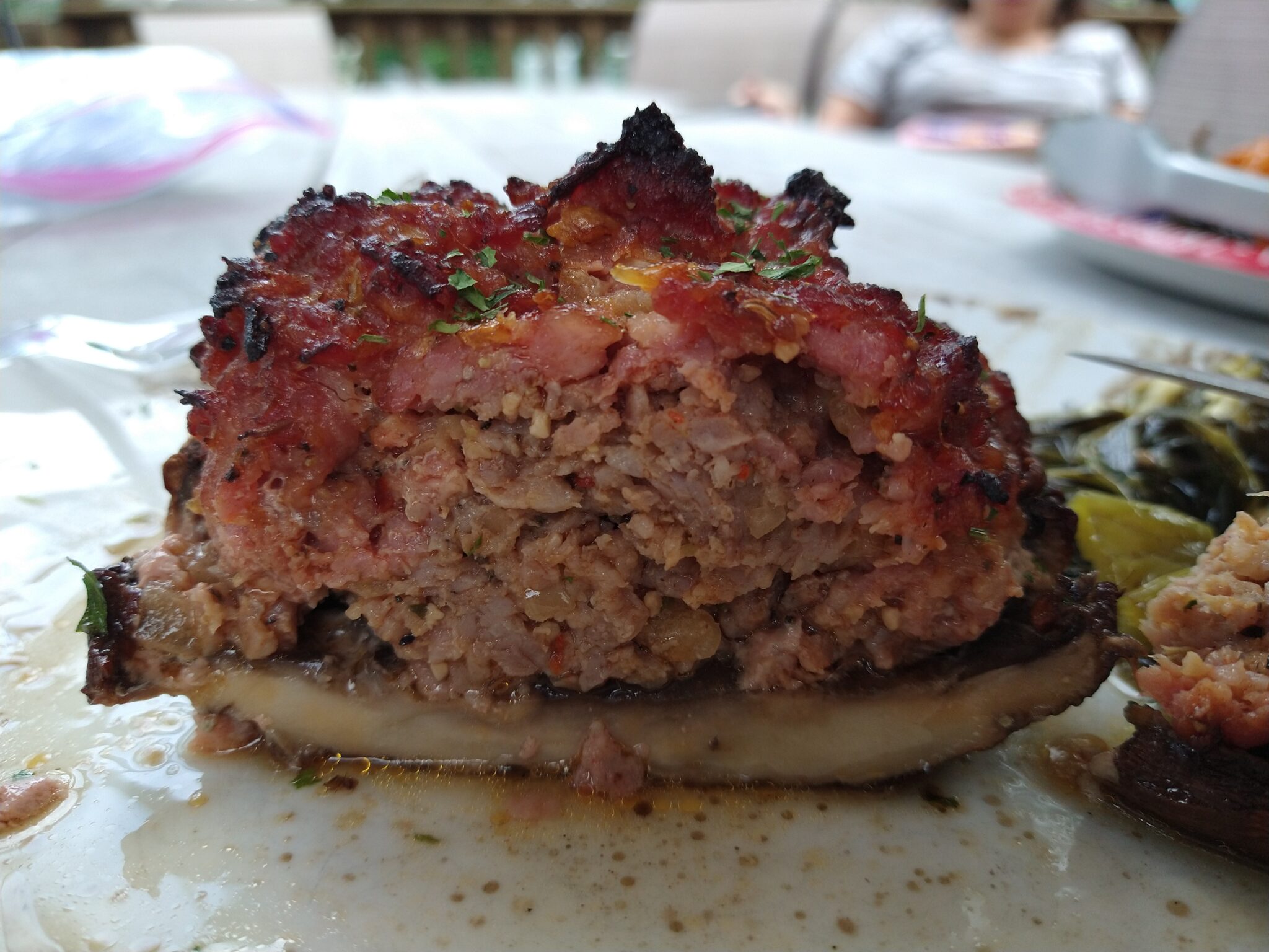 Smoked Stuffed Portobello Mushrooms - What's Smoking