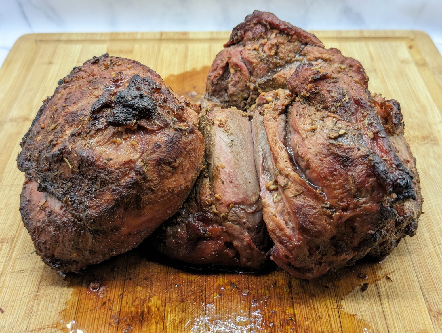 Smoked Indian Leg of Lamb - What's Smoking