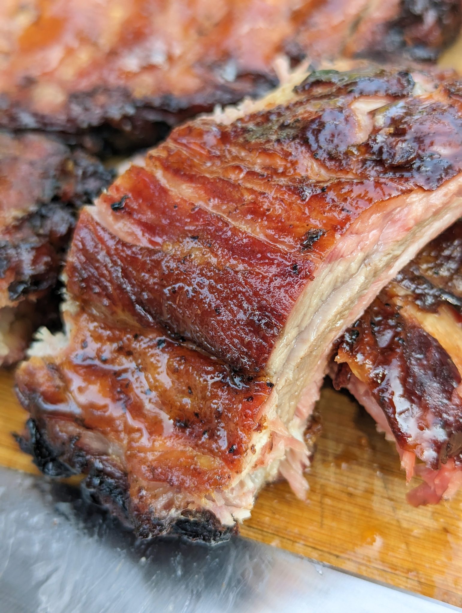 Smoked Hot Honey Ribs - What's Smoking