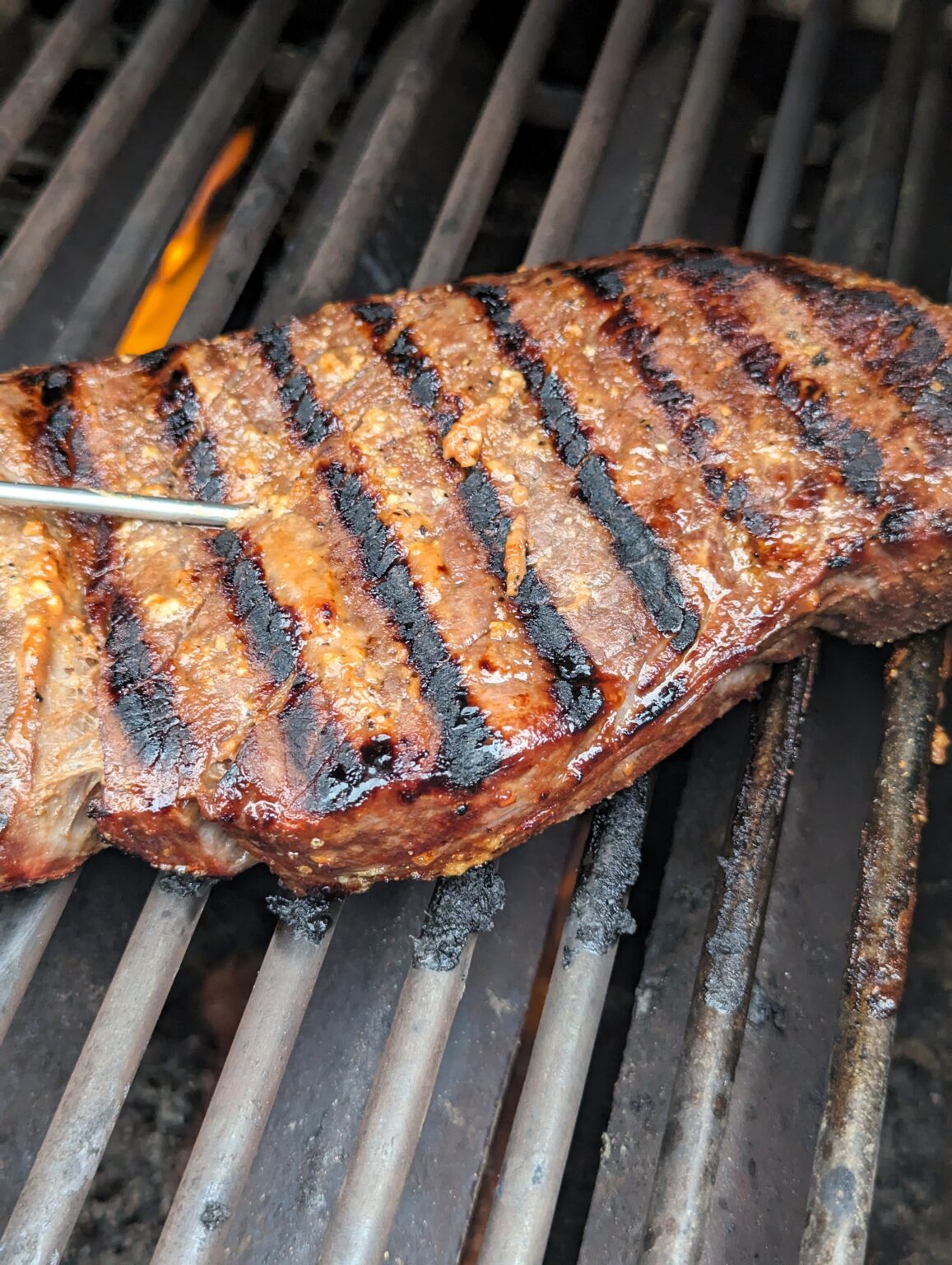 Grilled London Broil - What's Smoking