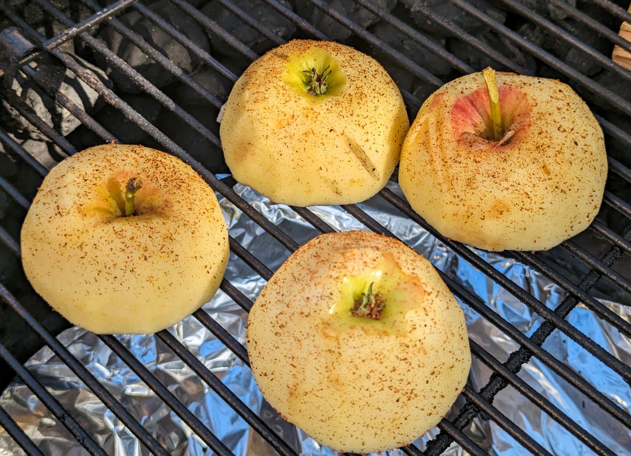 Easy Cinnamon Smoked Apples - What's Smoking