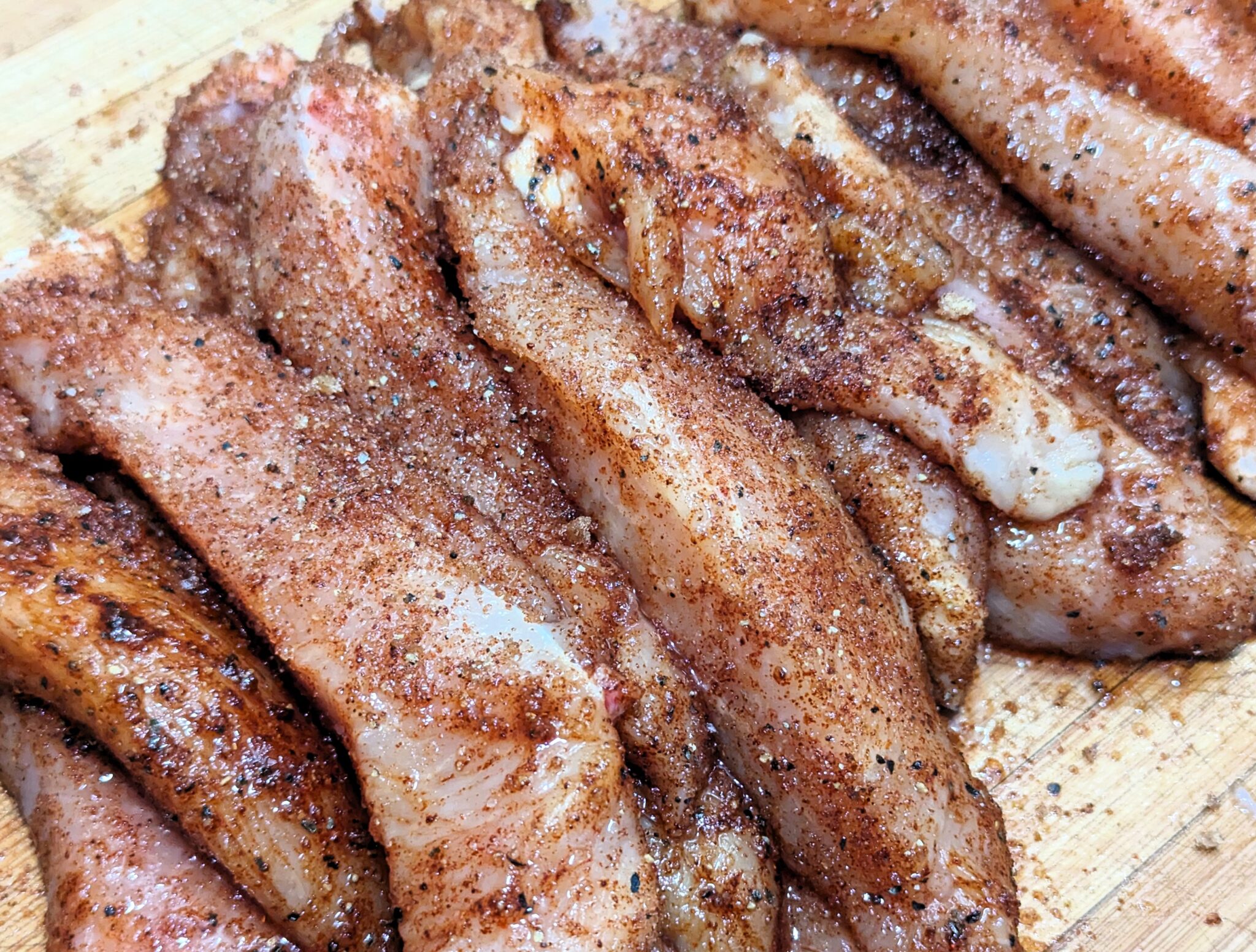 Easy Grilled Chicken Strips - What's Smoking