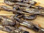 Tender Grilled Steak On A Stick - What's Smoking